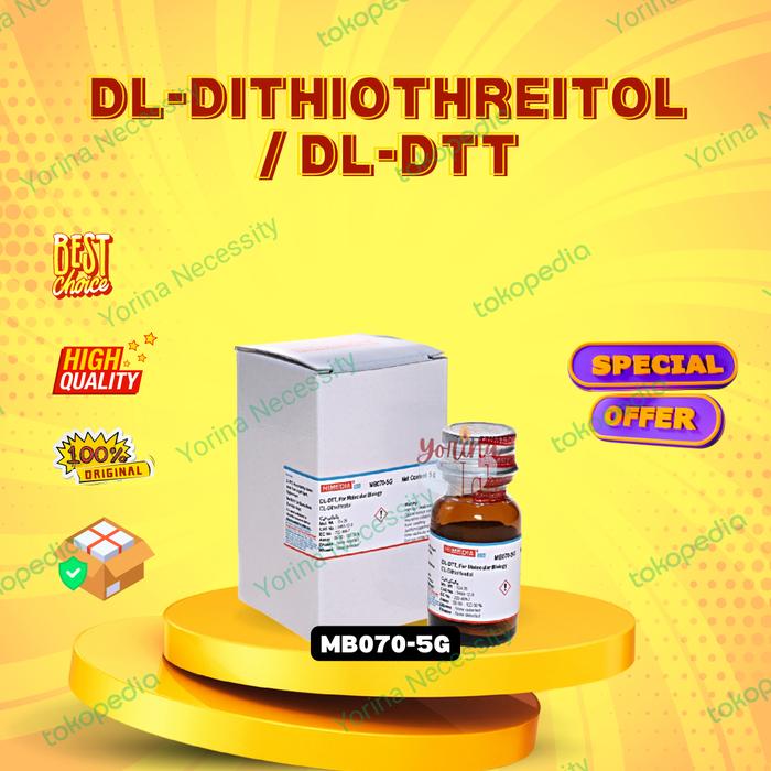 Jual DL-Dithiothreitol (DTT) | C4H10O2S2, 5 Gram - Kab. Bogor - Yorina Necessity | Tokopedia