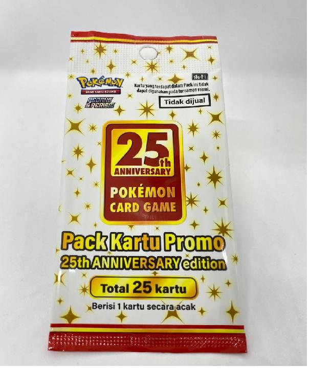 Jual Pokemon Tcg Promo Pack 25th Anniversary Edition Jakarta Utara Tabletopia Tokopedia