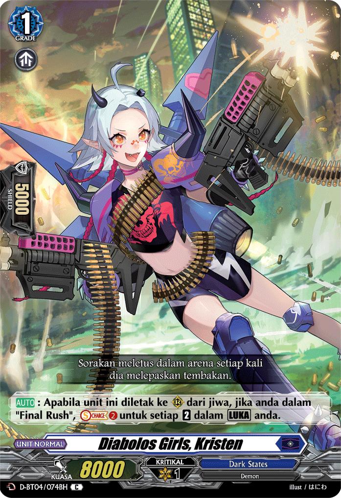 Jual Diabolos Girls, Kristen (C) | D-BT04 | Bahasa Vanguard - Jakarta Barat - Carttu | Tokopedia