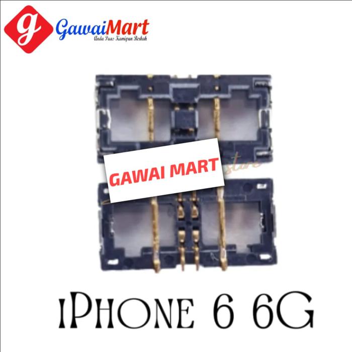 Jual KONEKTOR BATERAI IPHONE 6 6G ORIGINAL SOCKET CONNECTOR BATTERY ...