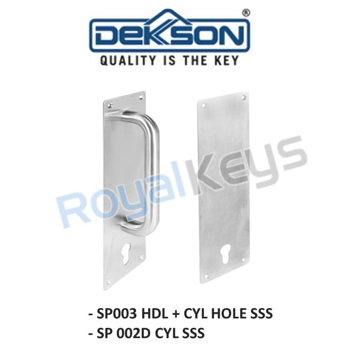 Jual Paket Sign Plate Dekson Dekkson SP 003 HDL CYL Hole + SP 002D CYL SSS - Jakarta Utara ...