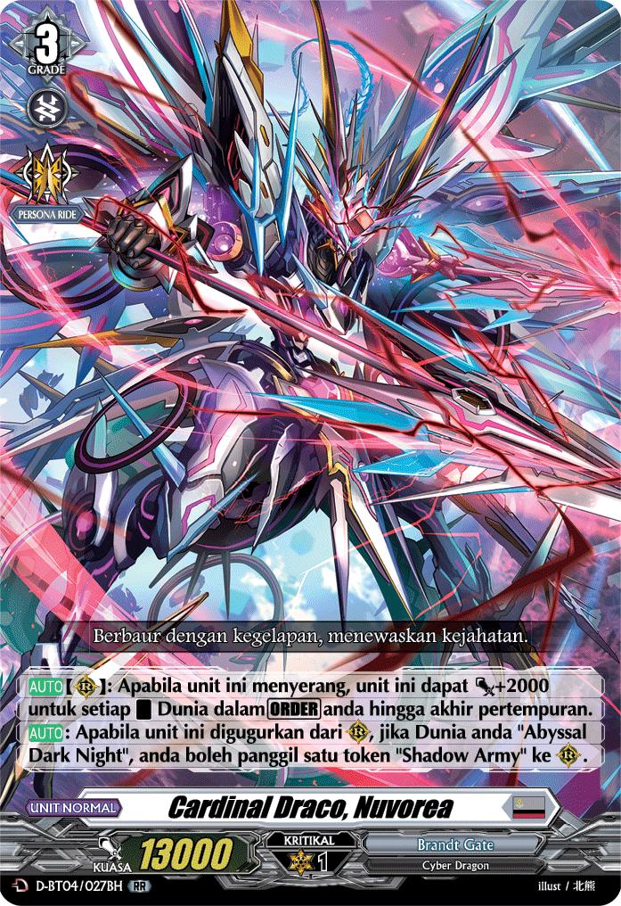 Jual Cardinal Draco, Nuvorea (RR) | D-BT04 | Bahasa Vanguard - Jakarta Barat - Carttu | Tokopedia