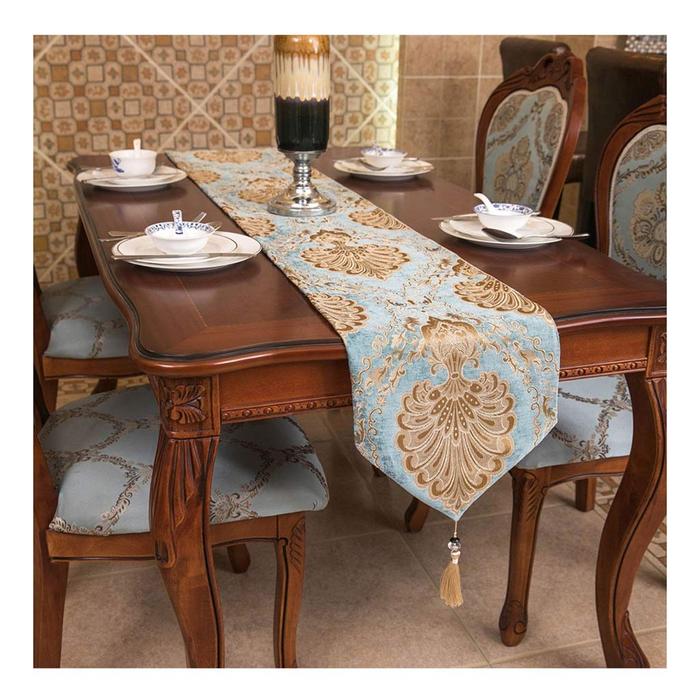 Jual Table Runner Panjang 3,5 meter Motif Royal Batik Mewah 2 Warna ...