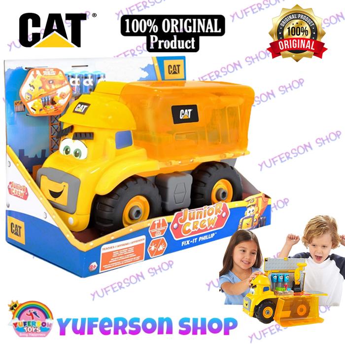 Jual CAT Caterpillar Junior Crew Fix It Phillip Preschool Learning Set ...