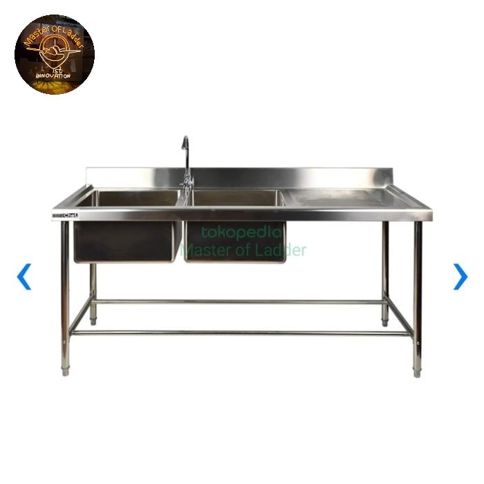 Jual Krisbow Wastafel Cuci Piring Hotel Restoran Double Sink ...