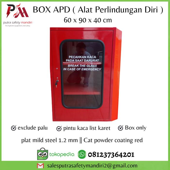 Jual BOX APD K3 SAFETY LEMARI PENYIMPANAN PERLENGKAPAN DAMKAR 60x90x40 ...