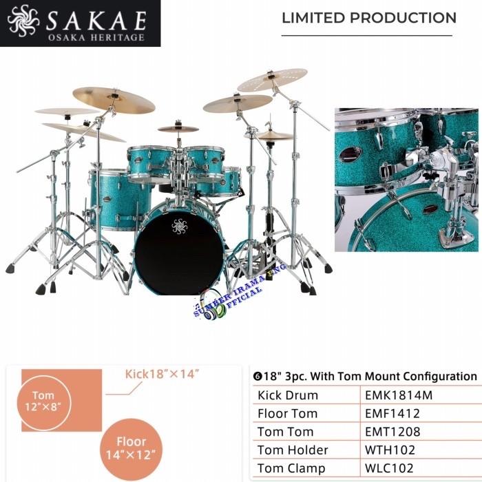 Jual DRUM SAKAE OSAKA HERITAGE SHELL KIT ONLY - LIMITED PRODUCTION ...