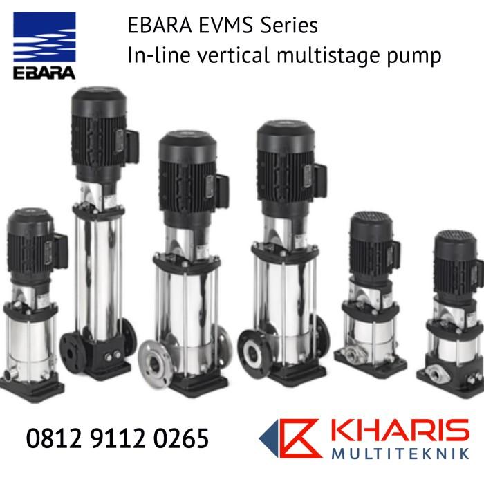 Jual JOCKEY PUMP EBARA VERTICAL MULTISTAGE 5.5 KW/7.5 HP 50 USGPM 110 ...
