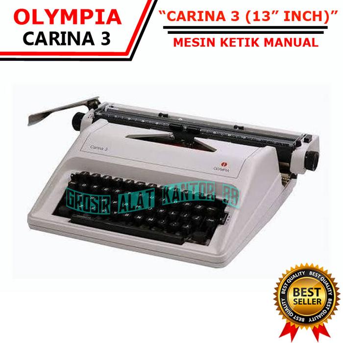 Jual Mesin Tik OLYMPIA Carina 3 - Mesin Ketik Manual 13" Inch - Jakarta ...