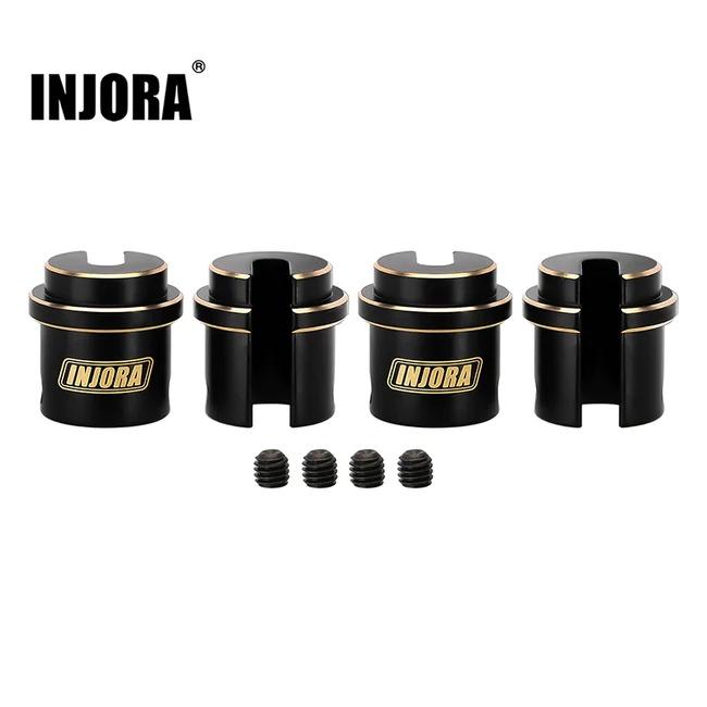 Jual INJORA BLACK BRASS SHOCK LOWER SPRING RETAINER FOR SCX10 PRO ...