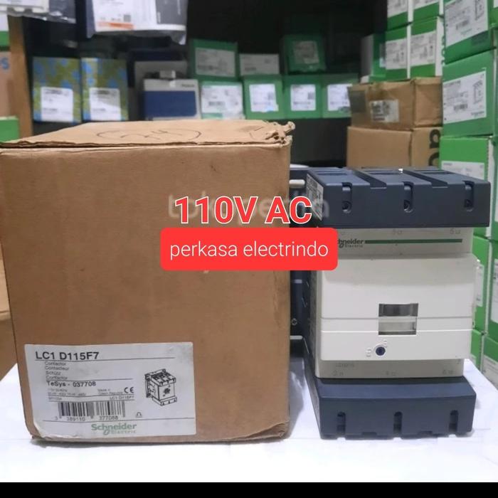 Jual kontaktor/contactor Schneider LC1D115F7 110V AC - Jakarta Pusat ...