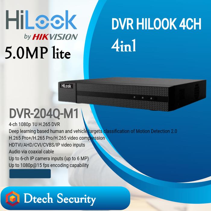 Jual DVR HILOOK 4CH DVR-204Q-M1/HILOOK DVR RESOLUSI UP TO 5MP - Kota ...