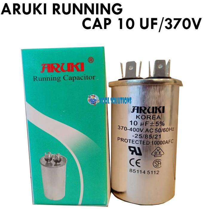 Jual ARUKI RUNNING CAPACITOR 10 UF 400V - 400 VAC - Jakarta Barat ...