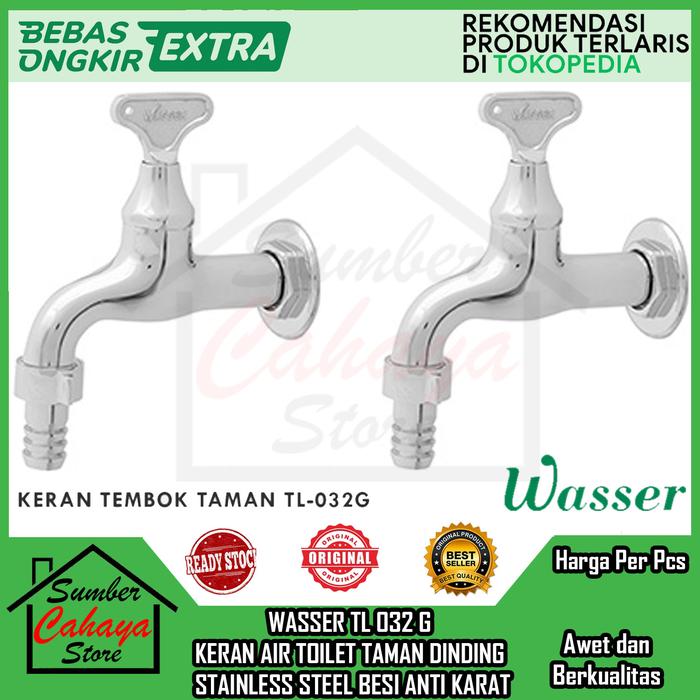 Promo WASSER TL 020 KERAN AIR TAMAN DINDING TEMBOK WASTAFEL SERBAGUNA ORI - Kota Palembang ...