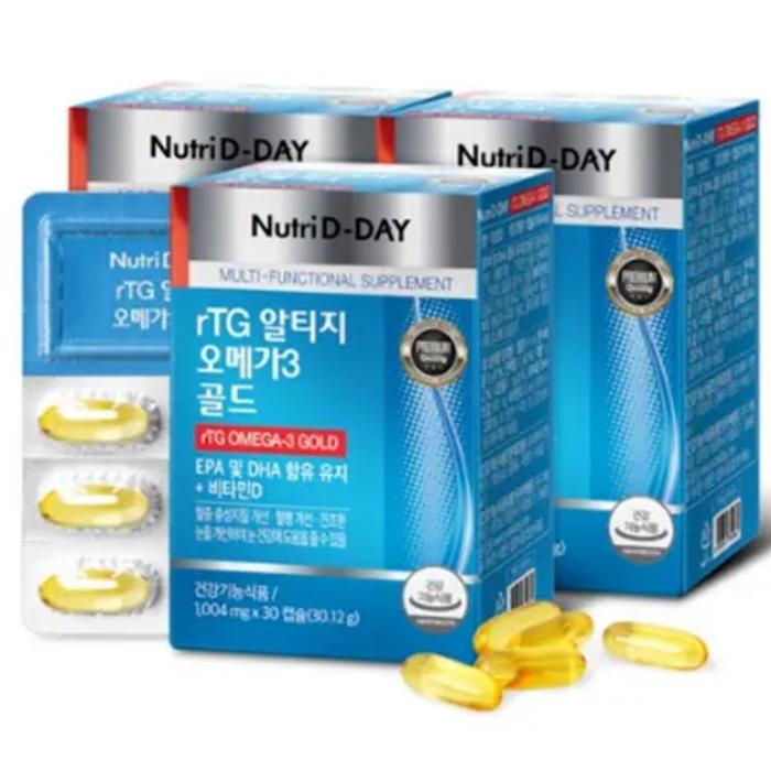 Jual Nutri D-day rTG Omega 3 Gold Triglyceride EPA & DHA 1004mg x 30 ...