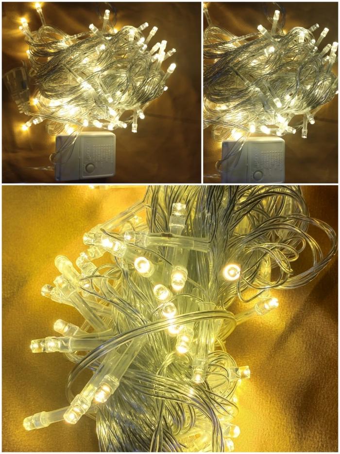 Jual Lampu Natal Hias/Lampu Tumbler 70LED 8M WW/ WARNA-WARNI / MERAH ...