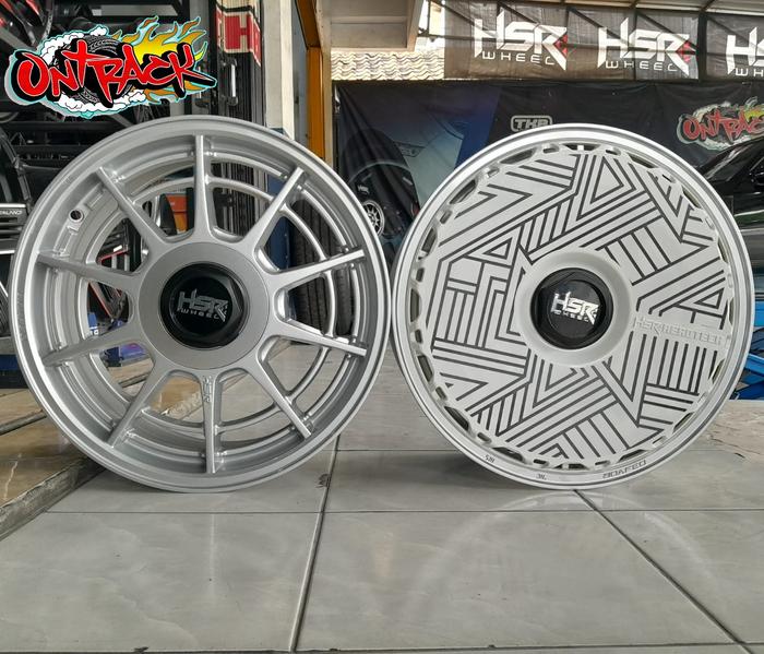 Jual Velg Racing Ring 16 BOAFEO HSR Lebar 7 Pcd 4x100 SILVER + AEROTECH ...