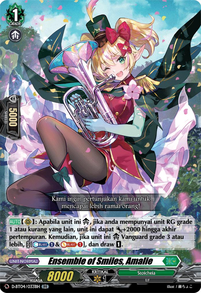 Jual Ensemble of Smiles, Amalie (RR) | D-BT04 | Bahasa Vanguard - Jakarta Barat - Carttu | Tokopedia