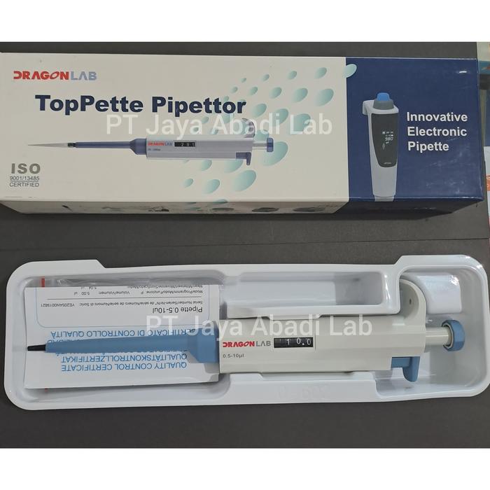 Promo DRAGON LAB micropipette mikropipet 0,5 - 10 uL dragonlab mikro ...