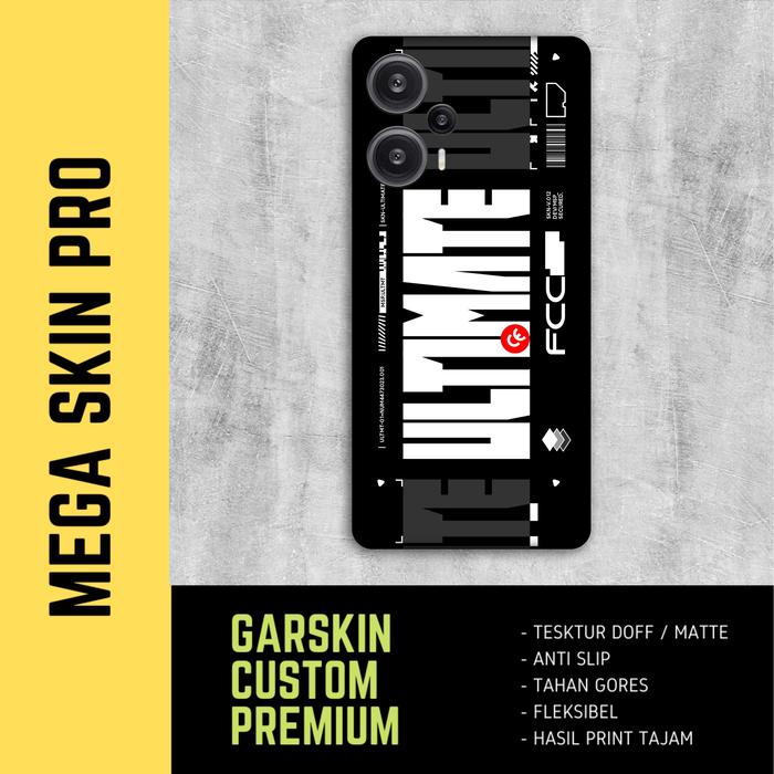 Jual Garskin skin Poco F5 Fullbody - isi 2 buah - ultimate black - Kab ...