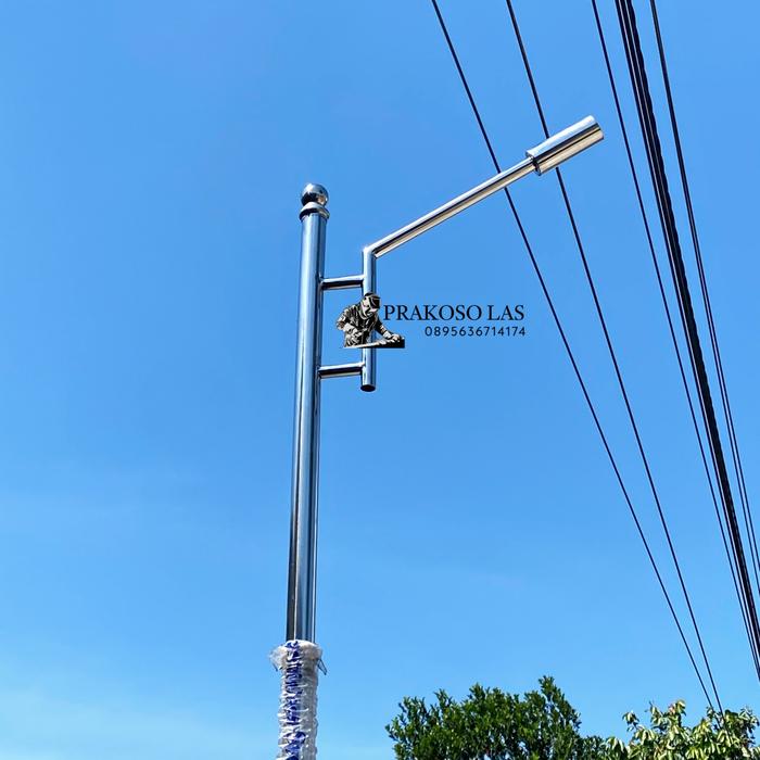 Jual Tiang Lampu Jalan Pju Diameter Lubang 4 Cm Kab Wonogiri Prakoso Art Tokopedia