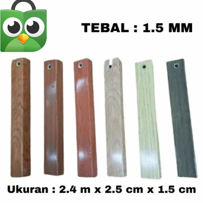 Jual PROMO!! Lis Siku L Tangga PVC/ Lis Parkit Lantai Laminate Flooring ...