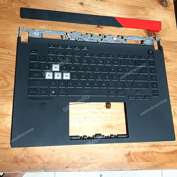 Jual Palmrest Keyboard Asus Asus ROG Strix G513QC G513RC black - Kab ...