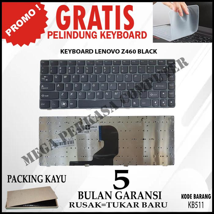 Jual Keyboard Laptop Lenovo Ideapad Z450 Z460 FREE KEYBOARD PROTEKTOR ...
