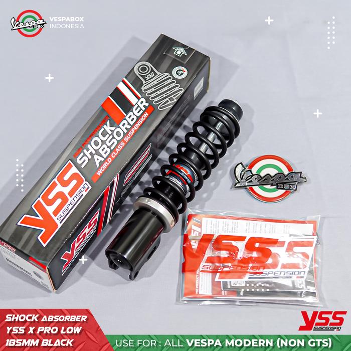 Jual YSS shock Front Absorber 185mm Low fit for All Modern Vespa Iget ...