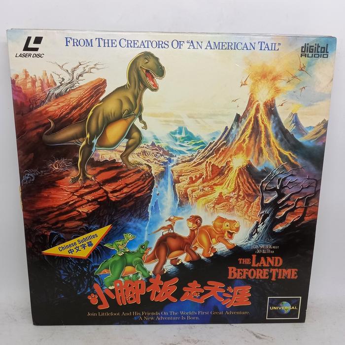 Jual LASERDISC FILM ORIGINAL -THE LAND BEFORE TIME-spielberg present ...