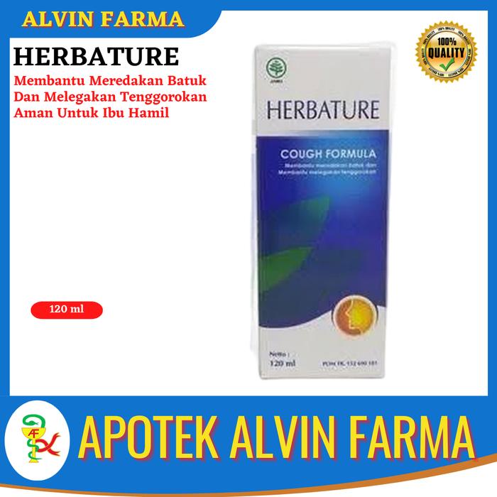 Jual NATURELINE HERBATURE Obat Batuk Herbal Aman Untuk Ibu Hamil ...