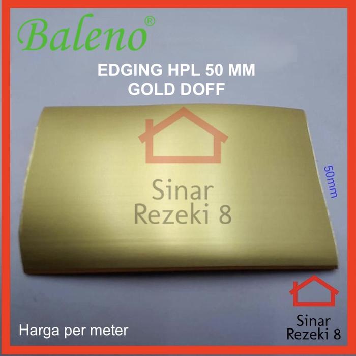 Jual Edging HPL GOLD 50 MM / Emas Pinggiran Meja Kayu Woodgrain taco ...