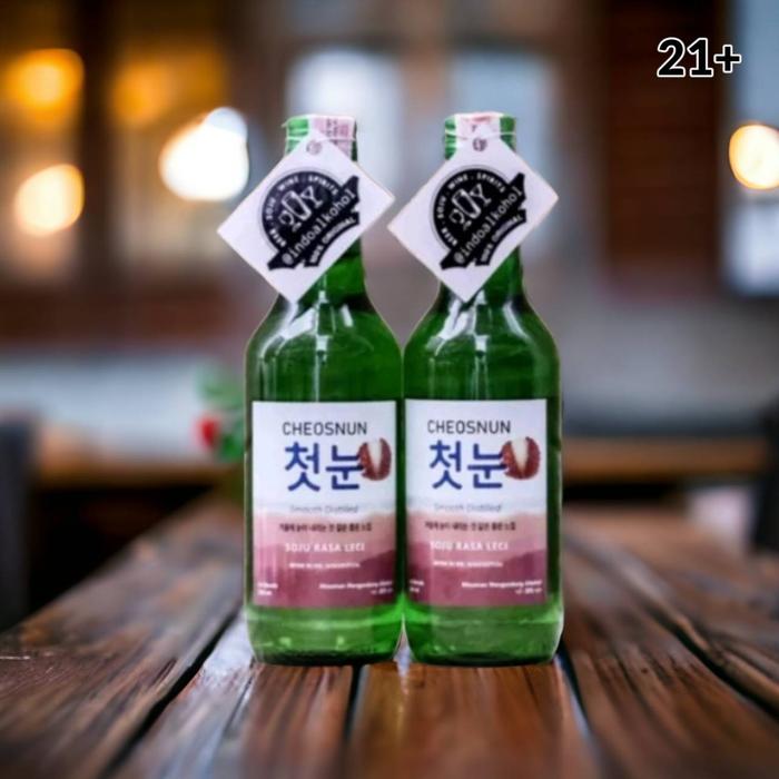 Promo Paket 2 Soju Cheosnun Rasa Leci Lychee 360ml - INDOALKOHOL ...