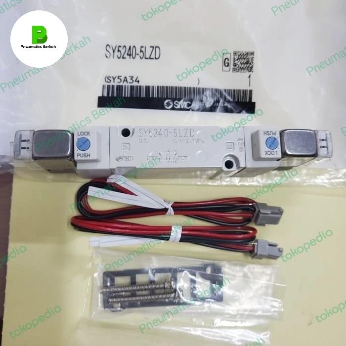 Jual Solenoid Valve SMC SY5240-5LZD 24V DC - Jakarta Barat - Pneumatics ...
