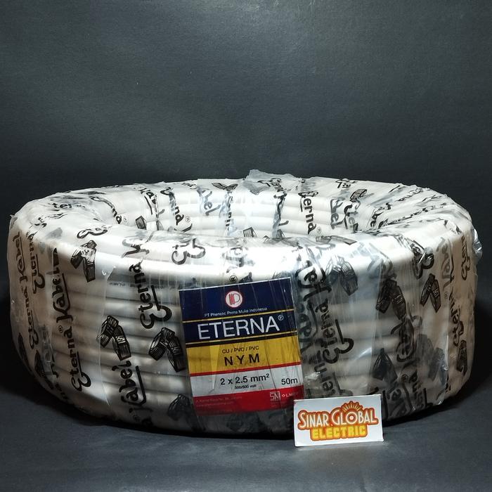 Jual Kabel listrik kawat Nym 2x2,5mm ETERNA ( ecer per 1 meter ) - Kab. Sleman - Sinar Global ...