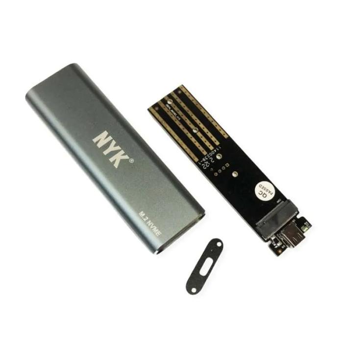 Jual Casing Enclosure External SSD M.2 NVME NYK Port Type C - Kota ...