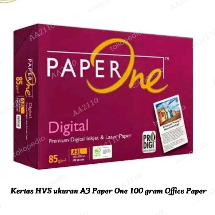 Jual Kertas HVS ukuran A3 paper one 100 gram Office Paper - Jakarta ...