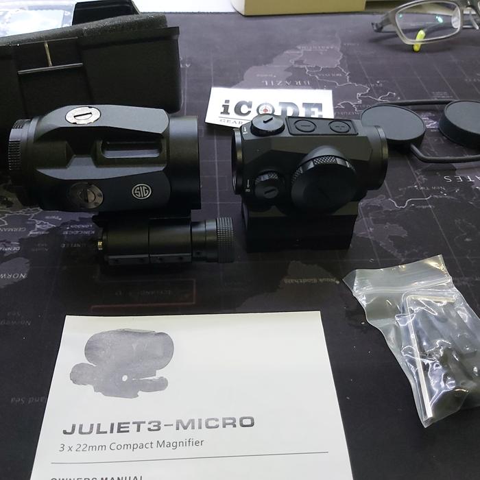 Jual Red dot Full set SIG Romeo 5 and juliet 3 magnifier antishock aeg ...