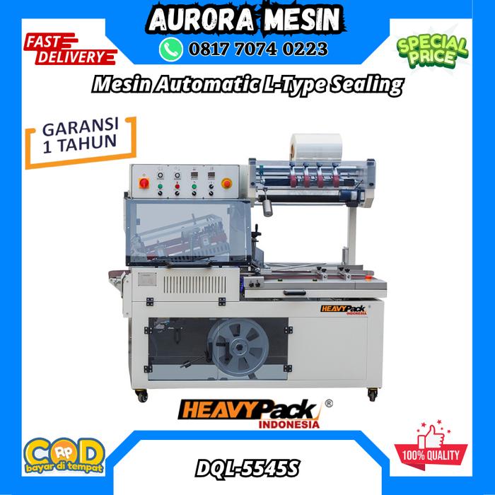 Jual MESIN AUTOMATIC L TYPE SEALING PEMOTONG PLASTIK DQL-5545S ...