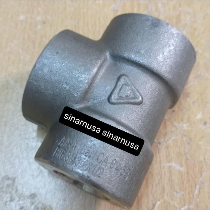 Jual Tee Reducer Besi A105 3000 Psi NPT 3/4 × 1/2 " inchi - Jakarta Barat - sinarnusa | Tokopedia
