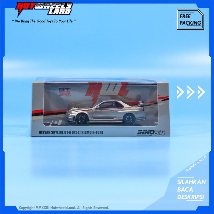 Jual Inno64 Models Nissan Skyline GT-R R34 R-Tune Tuned Diecast 64 ...