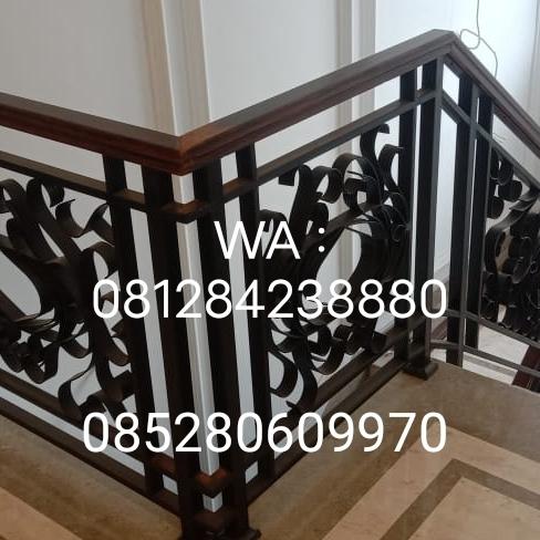 Jual Railing dan Balkon Semi Klasik Motif Plat Full Besi - Kota ...