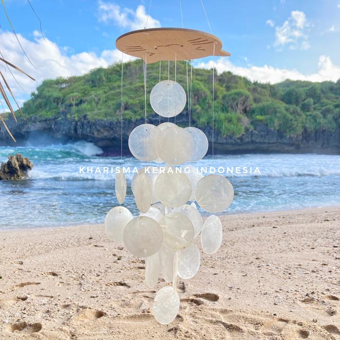 Jual Capiz Shell Wind Chimes E by Kharisma Kerang Indonesia - Kab ...