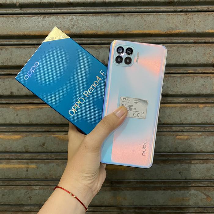 Jual Oppo Reno 4f 8/128gb second bekas pakai normal fullset resmi ...