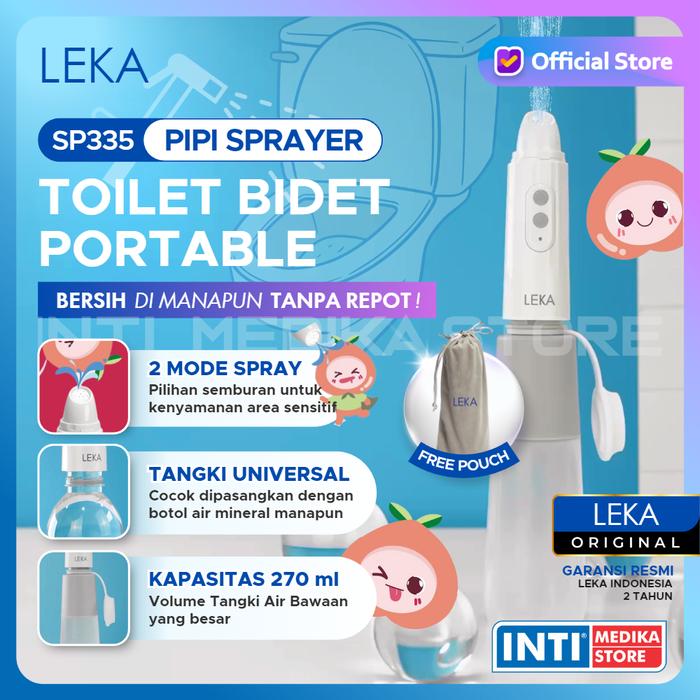Promo LEKA - PIPI SPRAY Bidet Toilet Rechargeable SP335 | Alat Semprot PORTABLE Travelling Cicil ...