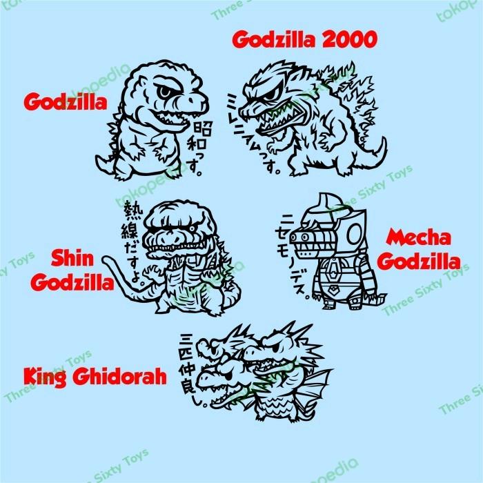 Jual Cutting Sticker Stiker Godzilla Chibbi Vinyl Oracal - SHIN ...