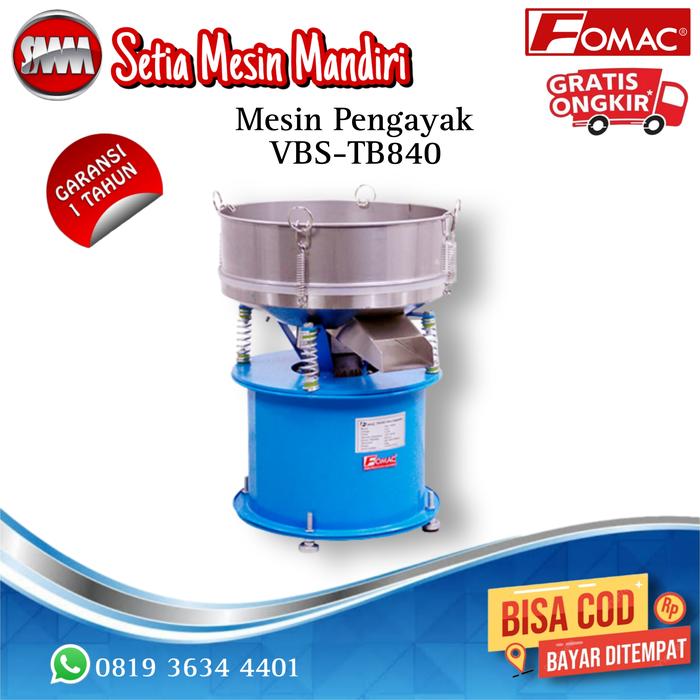 Jual Electric Vibro Seperator / Mesin Pengayak Tepung VBS-TB840 FOMAC - Jakarta Barat - Setia ...