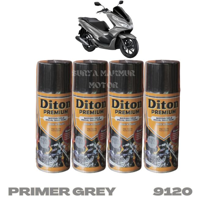 Jual Pilok/pilox diton premium 9120 primer grey cat semprot dasar epoxy ...