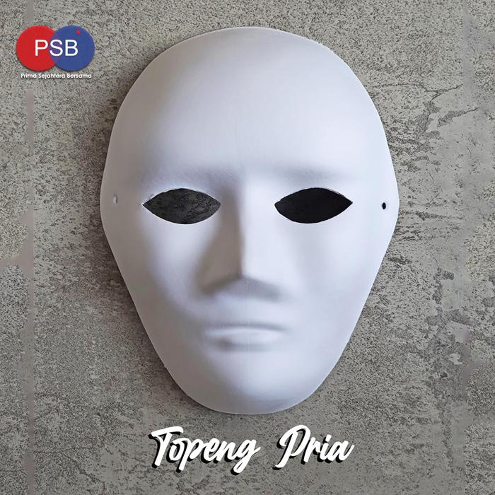 Jual Topeng Lukis Wajah Polos / Topeng Karakter / Topeng Polos / Face ...
