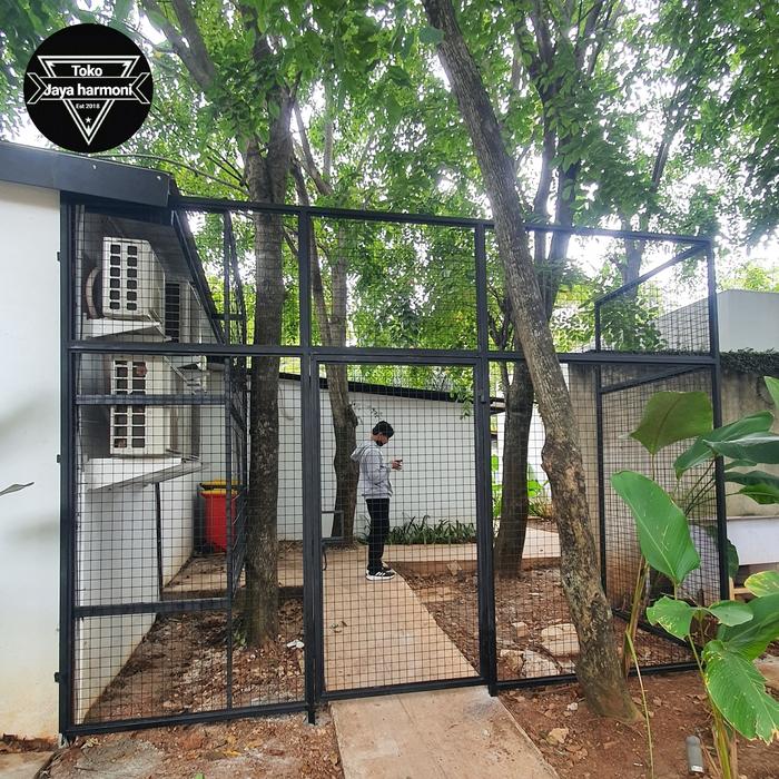 Jual Kerangkeng Besi Antimaling Kawat Ram Galvanis / Pagar Antimaling ...